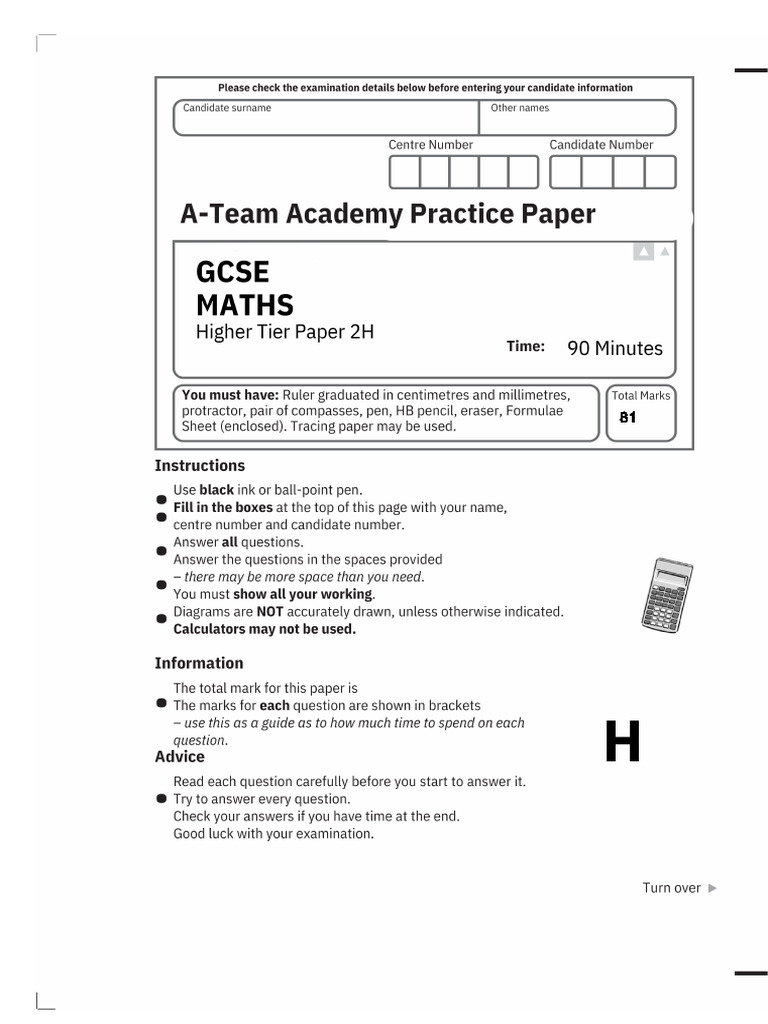 Edexel_GCSE_Maths_Paper_2_Set_2 | PDF Edexel_GCSE_Maths_Paper_2_Set_2 | PDF