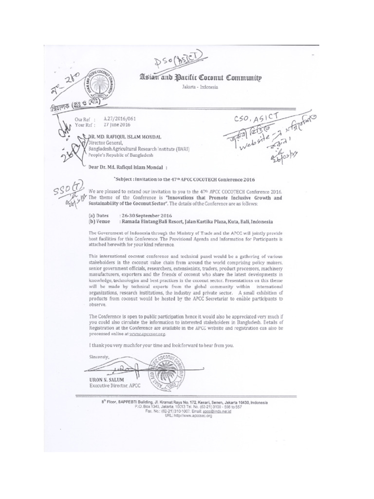 APCC Cocotech Conference-2016 | PDF