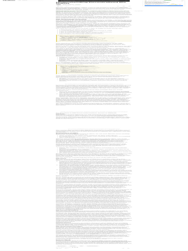 Understanding Decentralized IDs (DIDs) - by Adam Powers - Medium | PDF