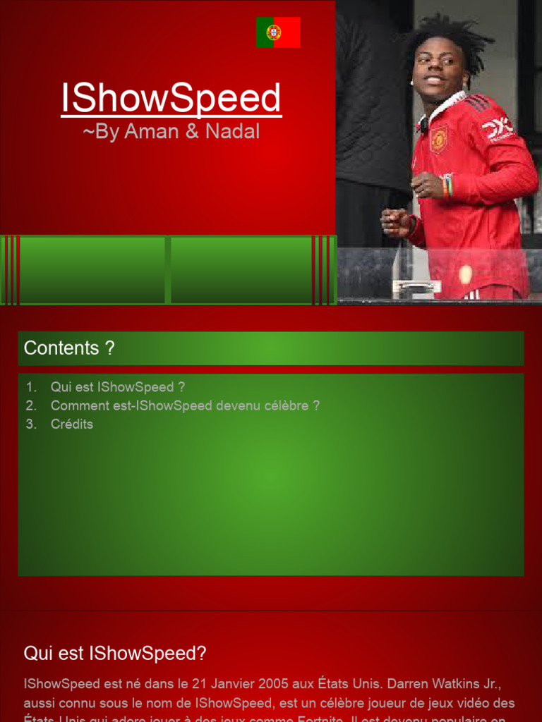 IShow Speed | PDF | Sports & Recreation | Social Science