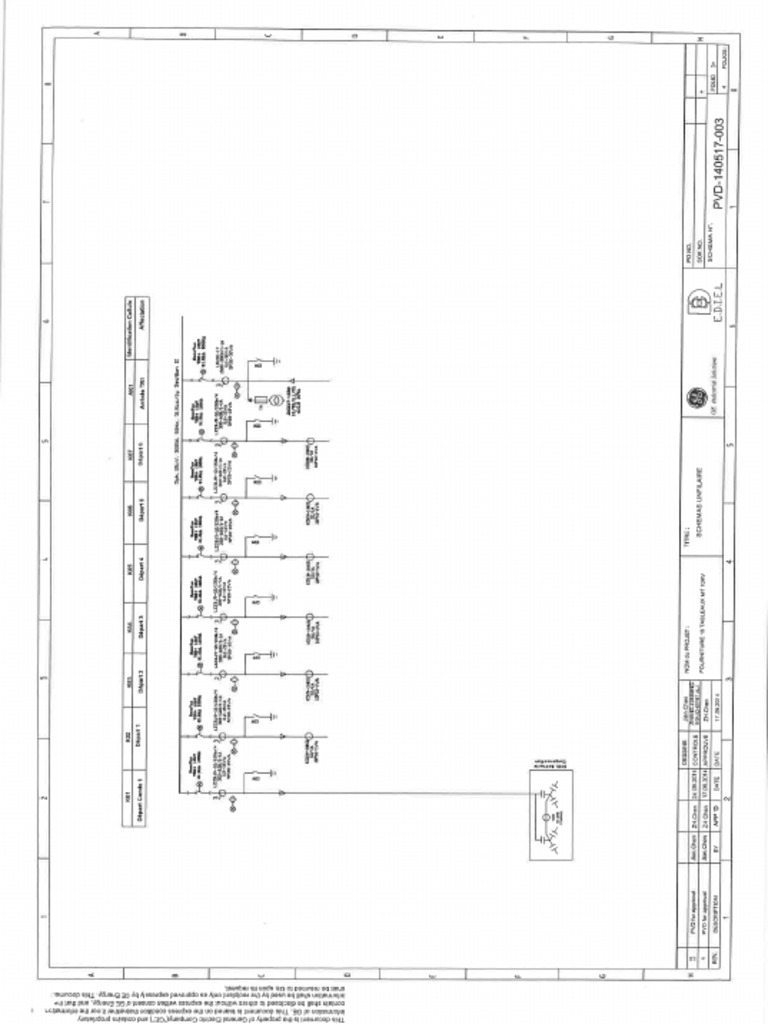 SLD For 10KV MV Panel-Schema Unifilaire | PDF