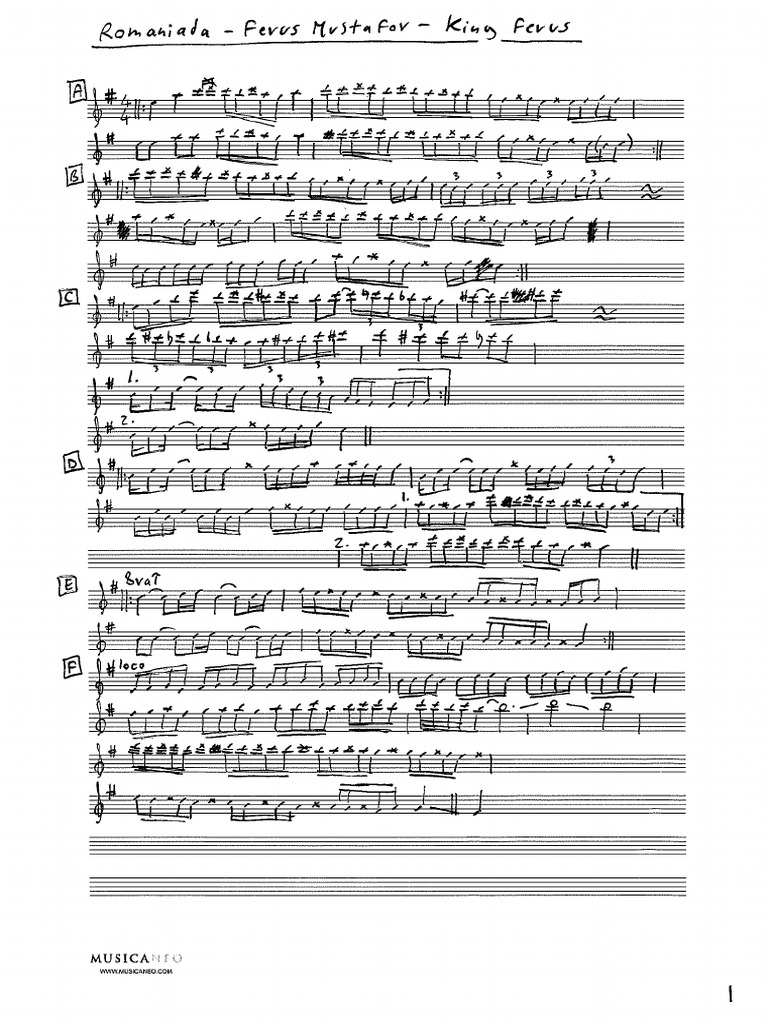 Romaniada - Ferus Mustafov - King Ferus | PDF