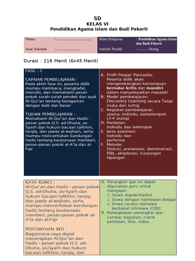 Pai KLS 6 Ikm Full | PDF