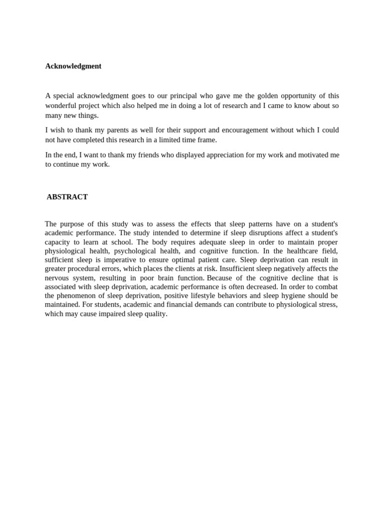 Acknowledgment | PDF