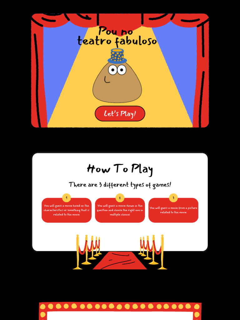 Red and Yellow Illustrated Movie Guessing Game Presentation | PDF