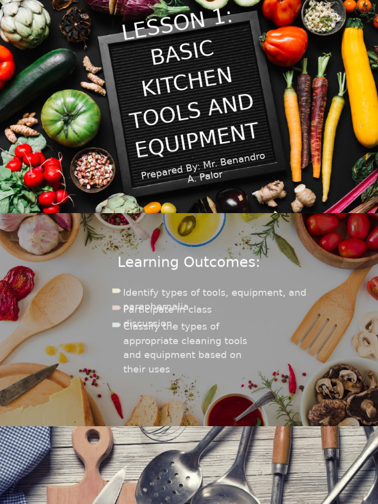 BASIC KITCHEN TOOLS | PDF