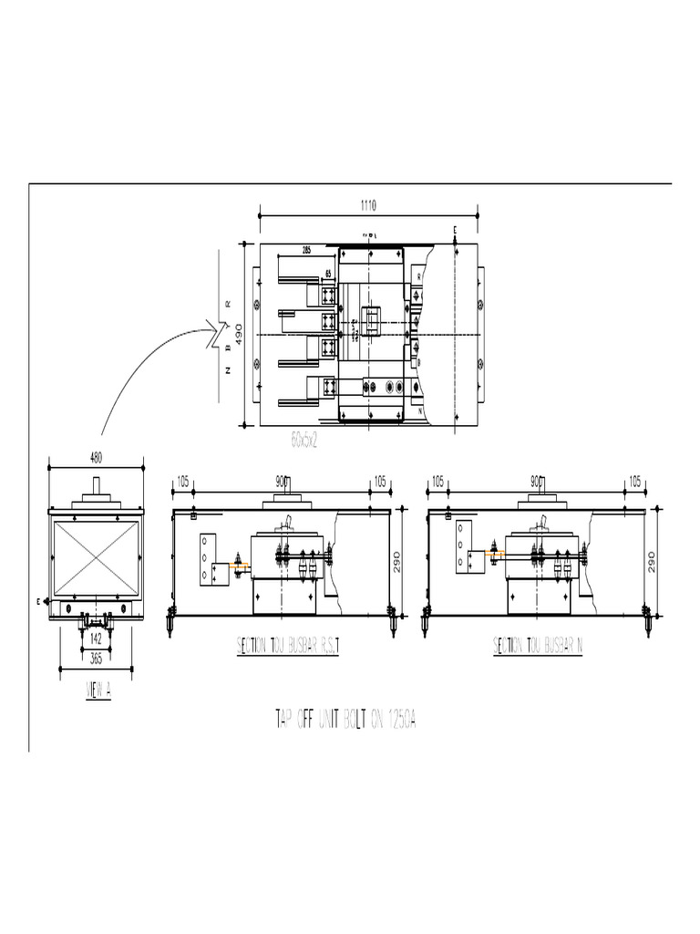 Tap Off Unit (Bolt-On) 1250AF@ - R-Model | PDF