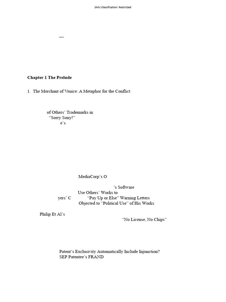 Book Outlines | PDF