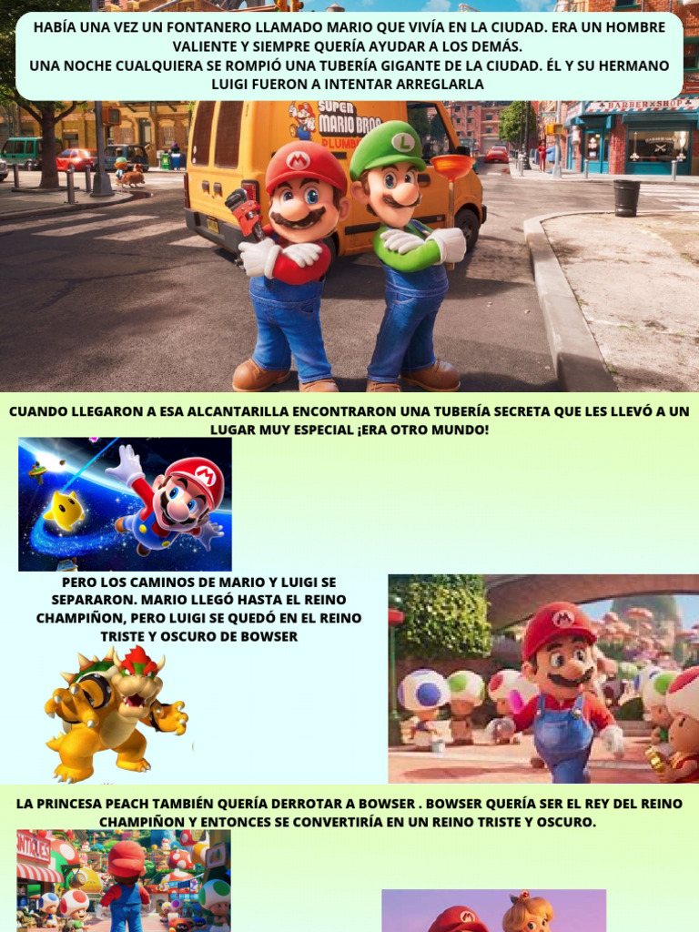 Cuento Super Mario Bros Pdf