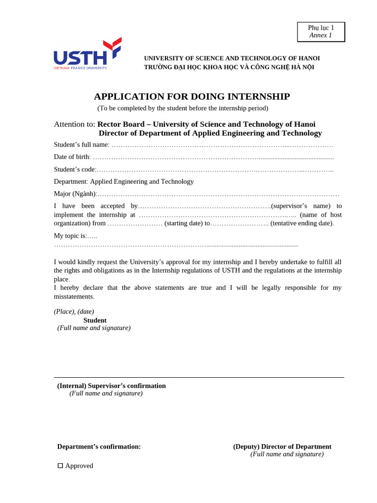 Application Form Update | PDF