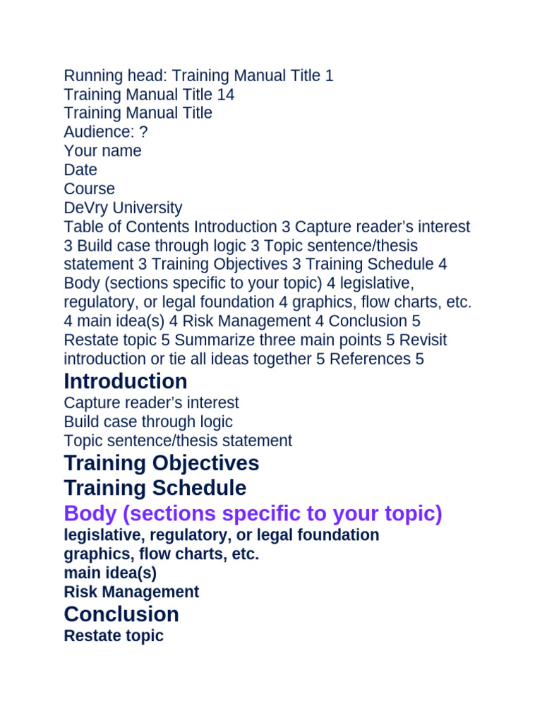 Running Head | PDF