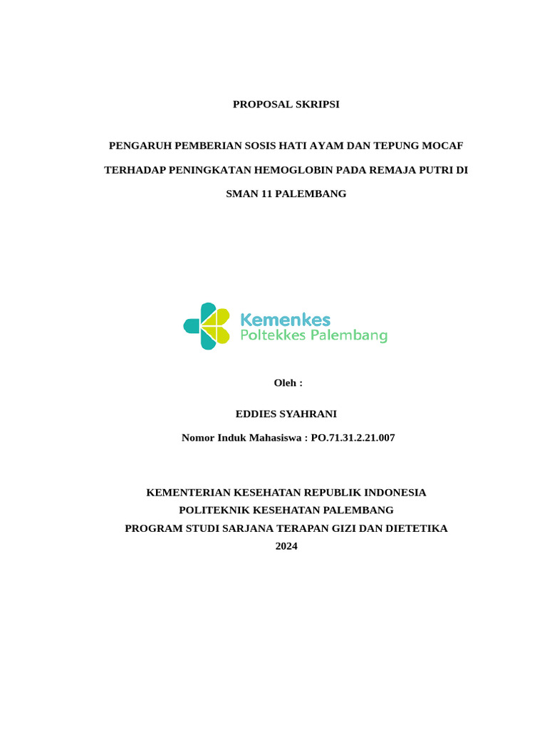 Proposal Skripsi | PDF