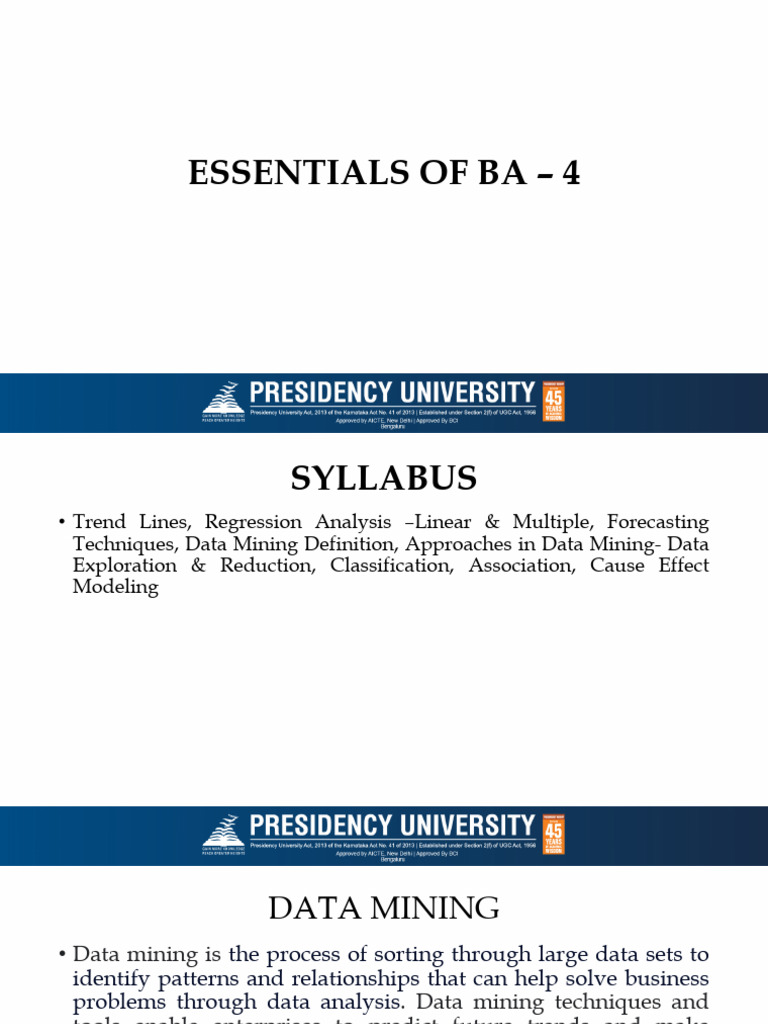 EBA - Module 4 | PDF