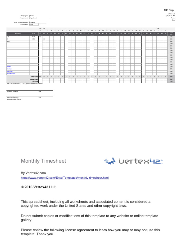 Timesheet 1311 | PDF