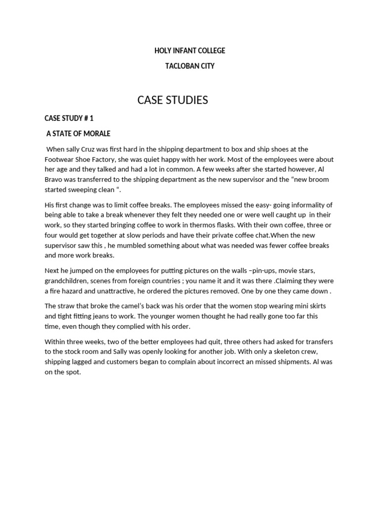 Case Studies | PDF