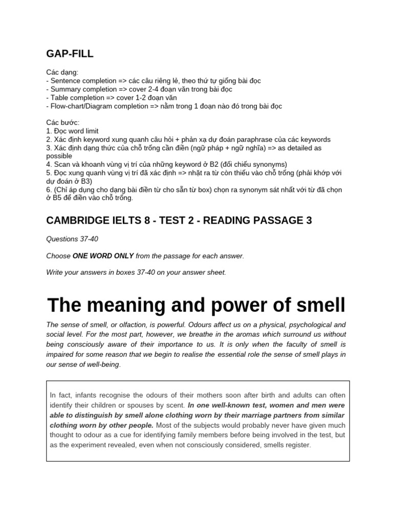GapFill Exercise | PDF
