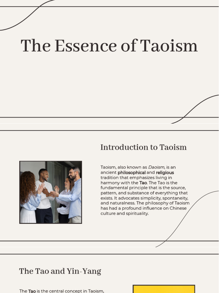 The Essence of Taoism | PDF