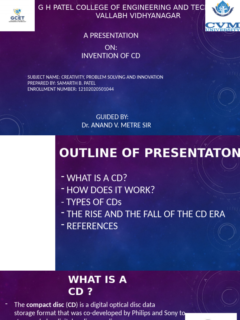 Invention and Impact of the CD | PDF | Compact Disc | Information And ...