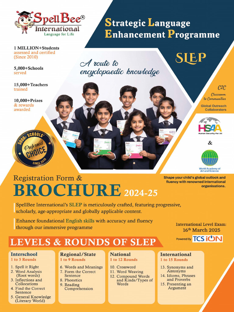 SpellBee Student Brochure 2024-2025 | PDF