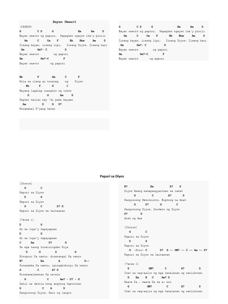 Choir Chords | PDF