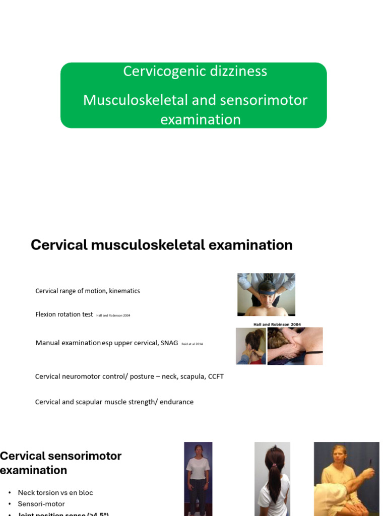 CGD - Part - 3 (Week Fove - MSK and Sensorimotor Ax) | PDF