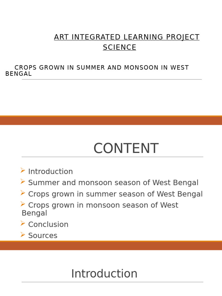 Class 10 Art Integrated Learning Project Science | PDF | Monsoon ...