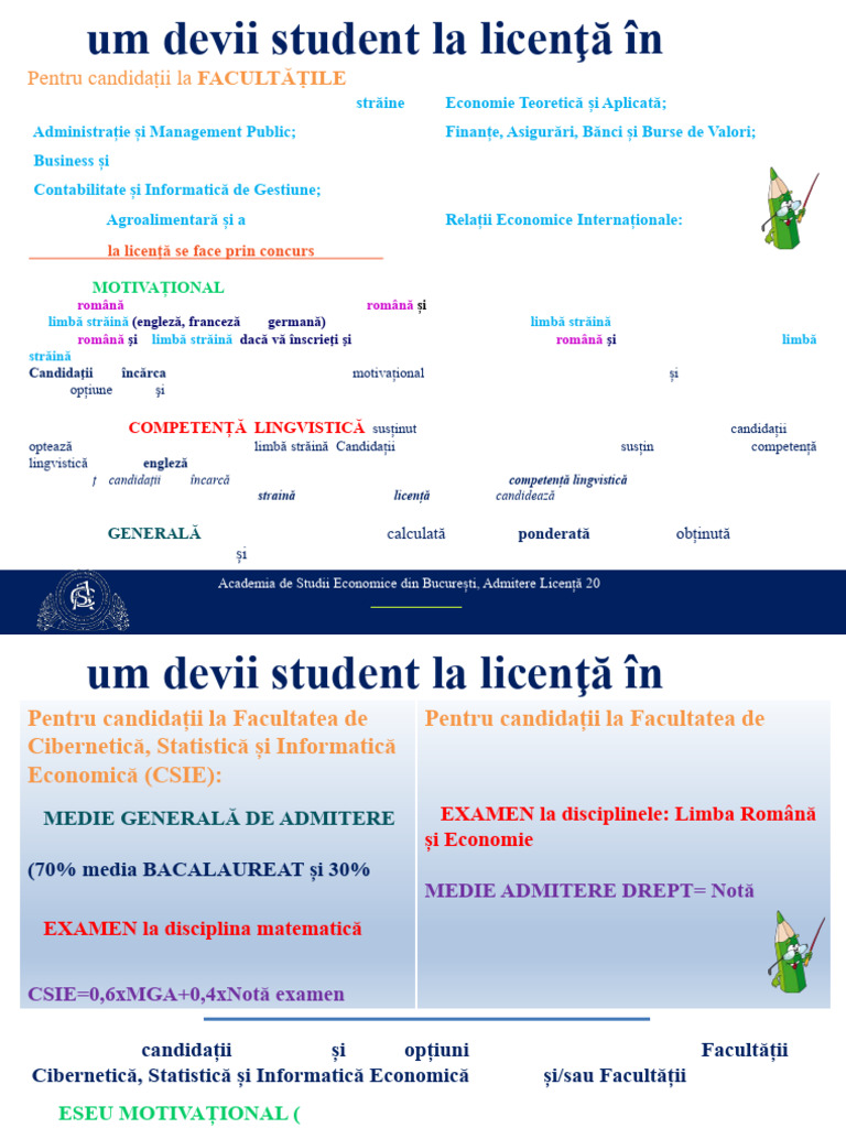 Cum Devii Student La Licenta 2024 | PDF