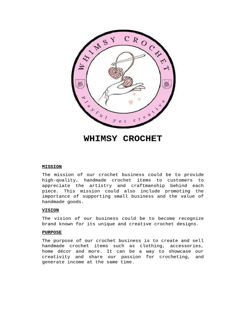 Whimsy Crochet - 1 | PDF