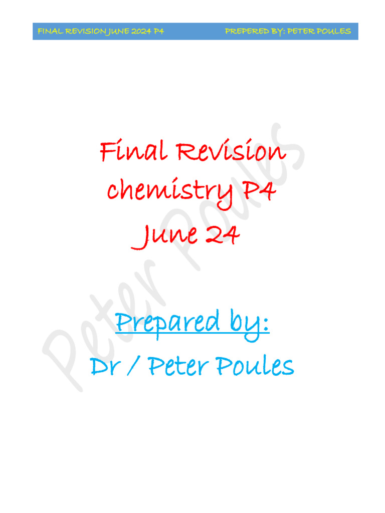 Final Revision P4 June 2024 | PDF