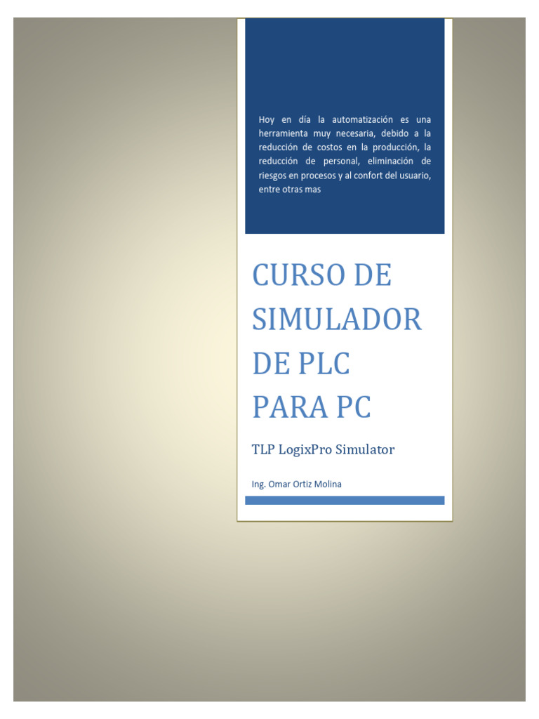 CURSO SIMULADOR PLC LOGIX PRO v2 | PDF