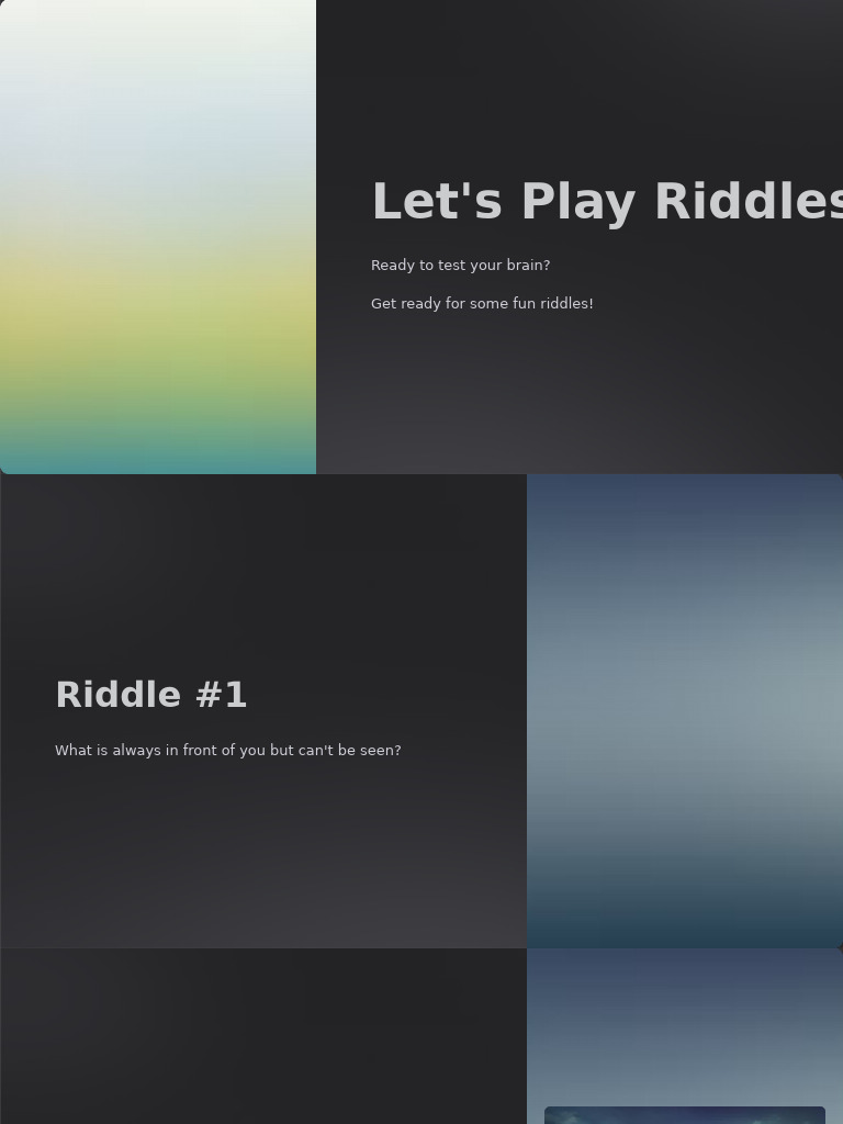 Lets Play Riddles | PDF