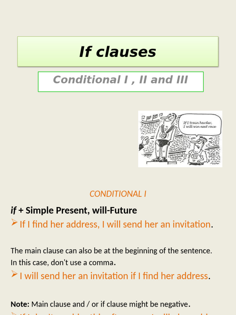 Grammar If Clauses | PDF