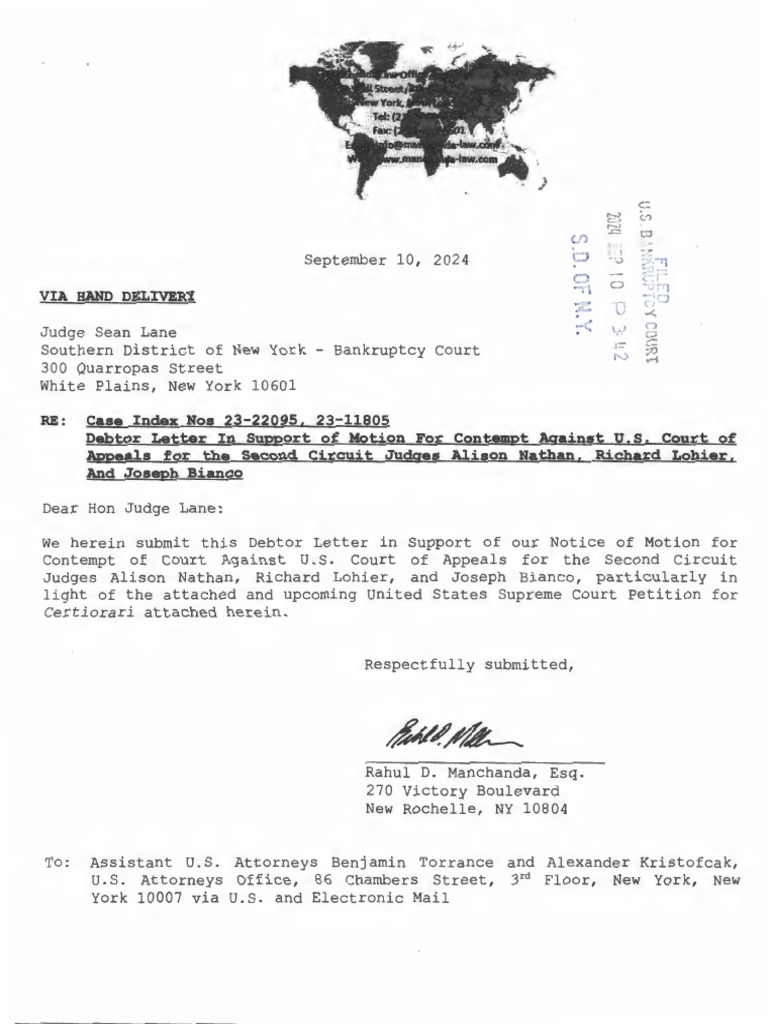 District: Via Hand Delivery | PDF | Vexatious Litigation | Lawsuit