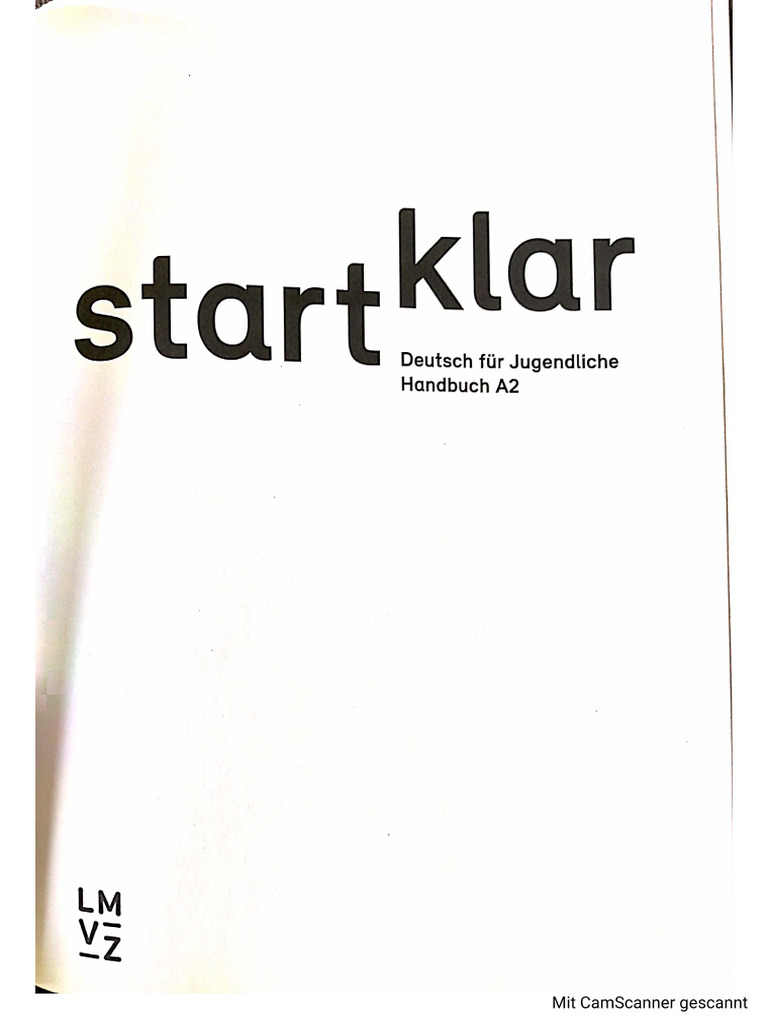 Startklar A2 Handbuch Teil 1 | PDF