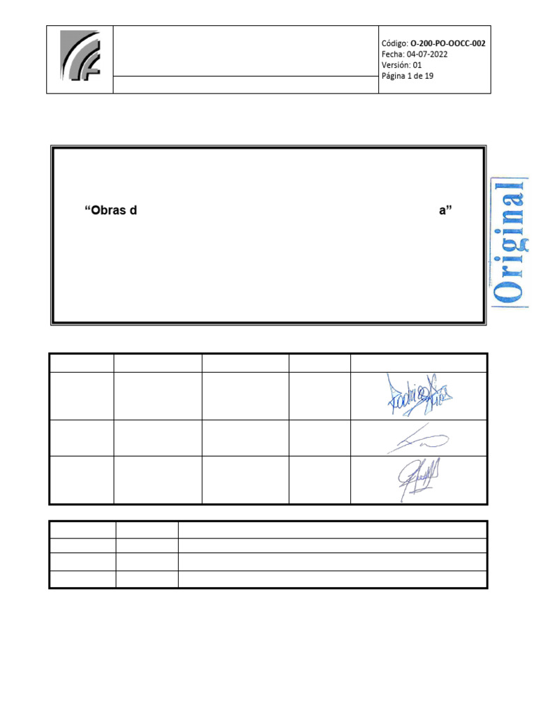 O-200-PO-OOCC-002 - Contrucción Carpeta de Rodado (Rev.1) CF | PDF