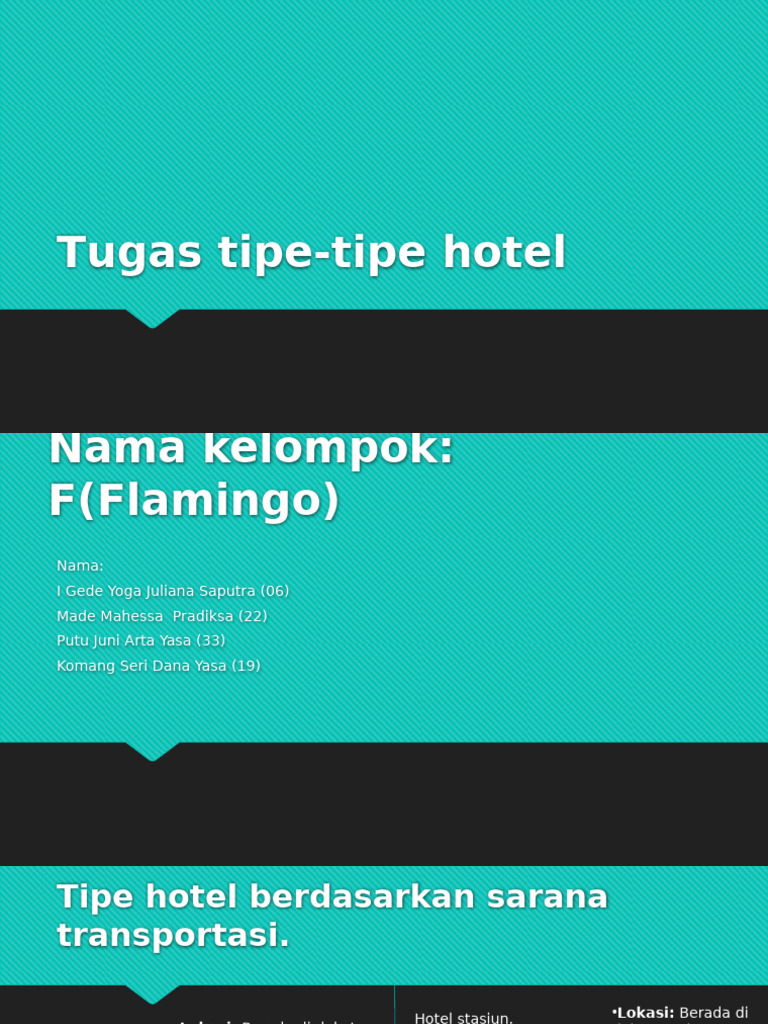 Tipe Tipe Hotel | PDF