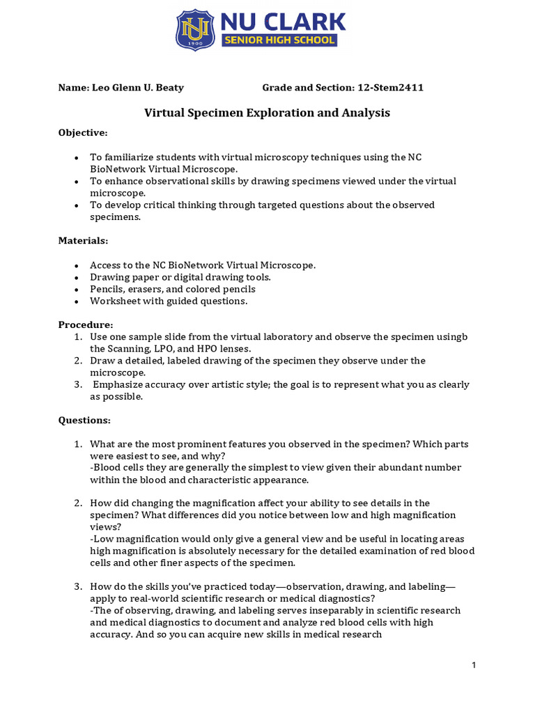 Activity Gen Bio1 Micros | PDF