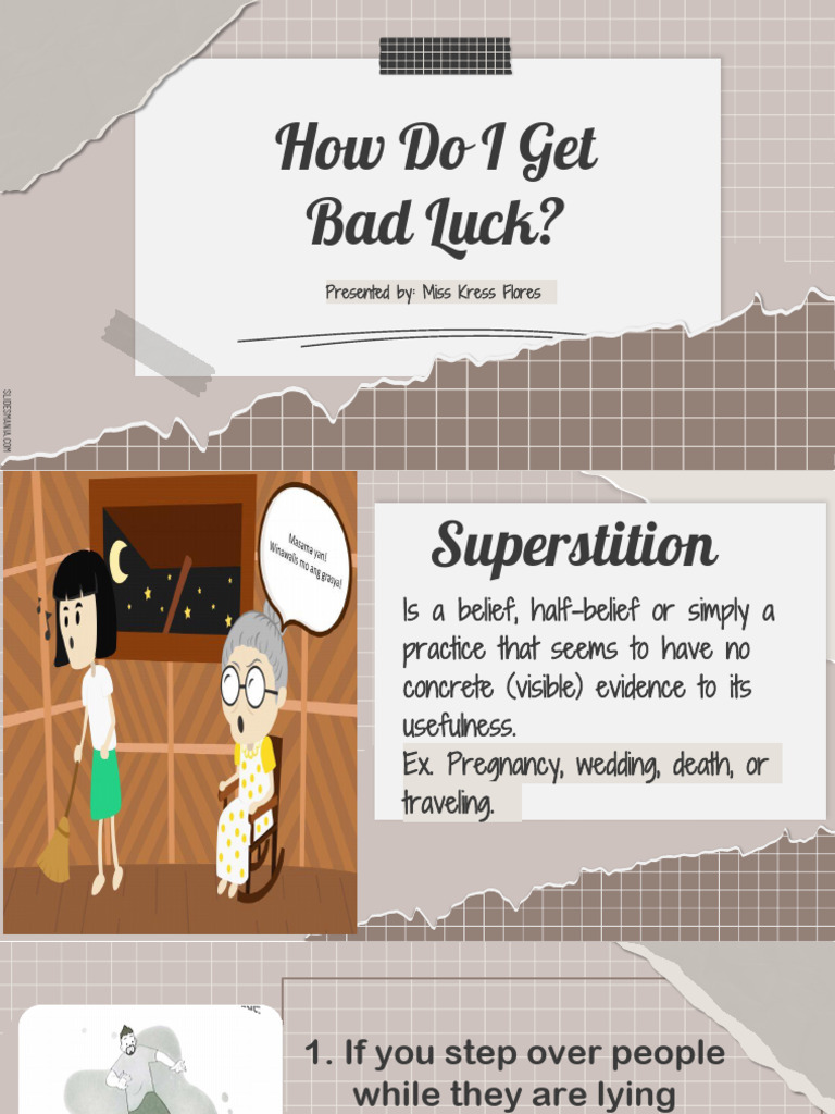 (Reviewer) LS 2 - JHS - How Do I Get Bad Luck | PDF | Luck | Folklore