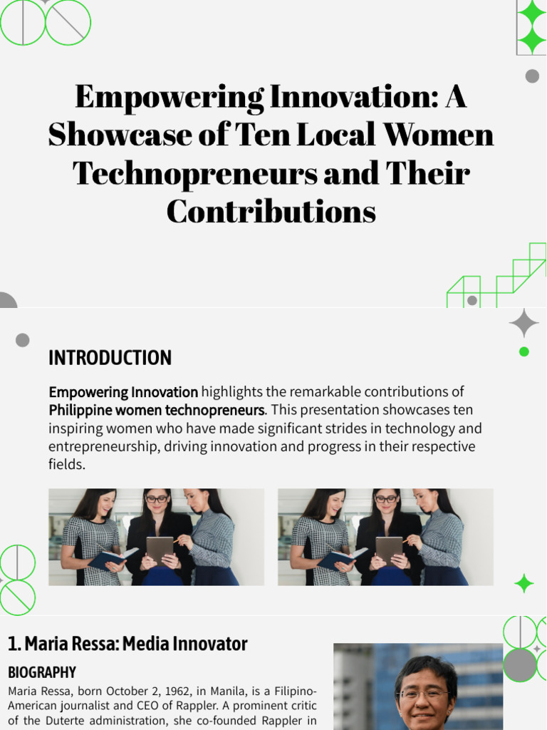 Slidesgo Empowering Innovation A Showcase of Ten Inspiring Philippine ...