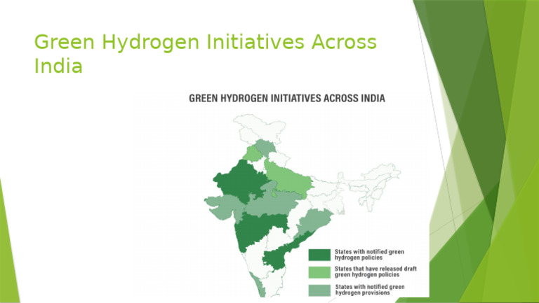 Green Hydrogen Initiatives Across India | PDF