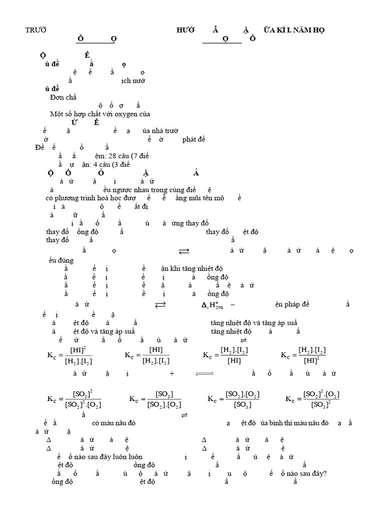De cuong GK1.K11.2023-2024.docx - HS (học thêm) | PDF