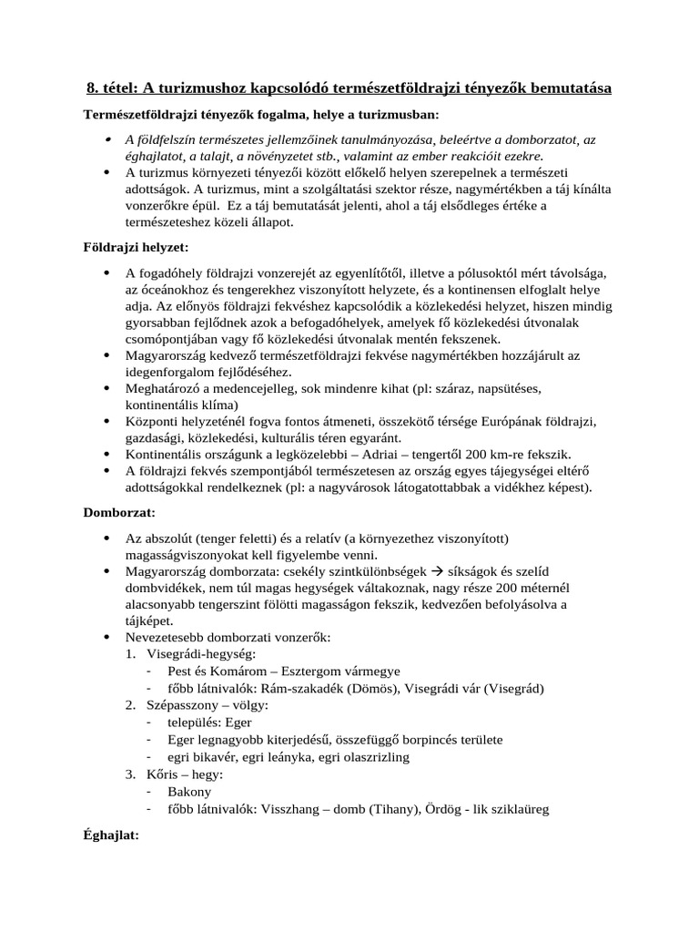 Tétel | PDF