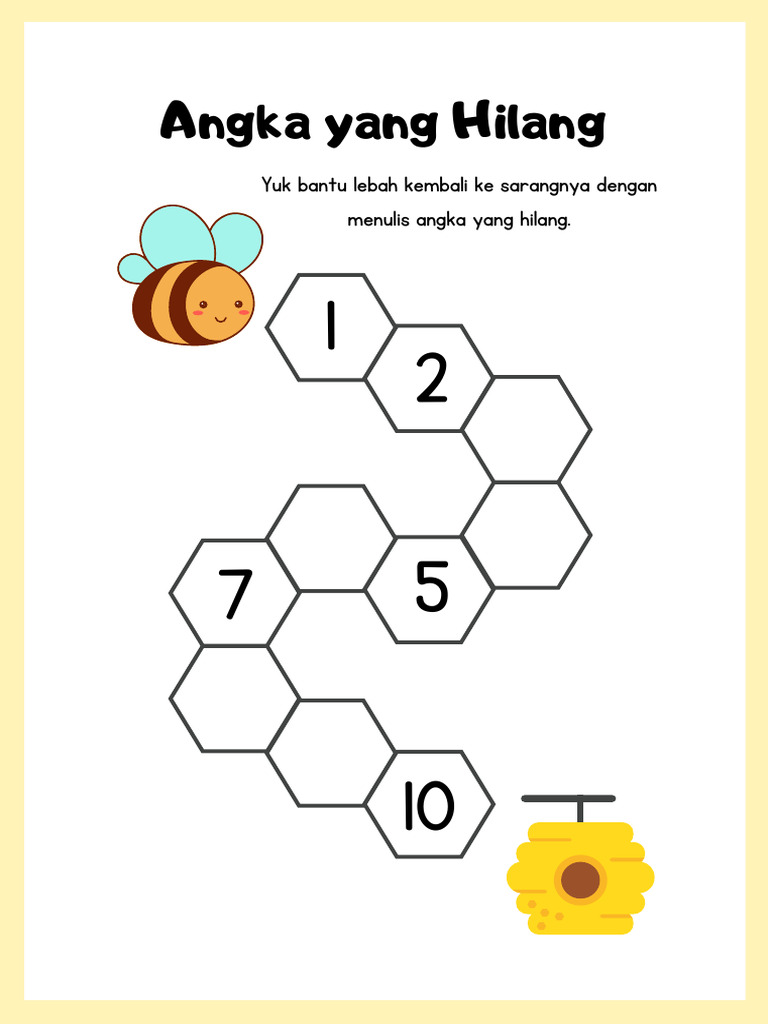 Lembar Kerja Matematika Anak Angka Yang Hilang_20240829_230349_0000 | PDF