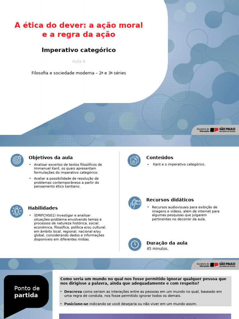 A Ética Do Dever: A Ação Moral e A Regra Da Ação: Imperativo Categórico ...