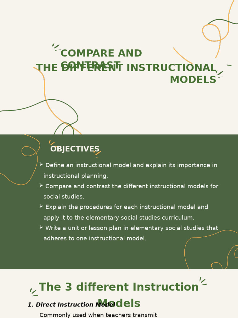 Instructional Models | PDF