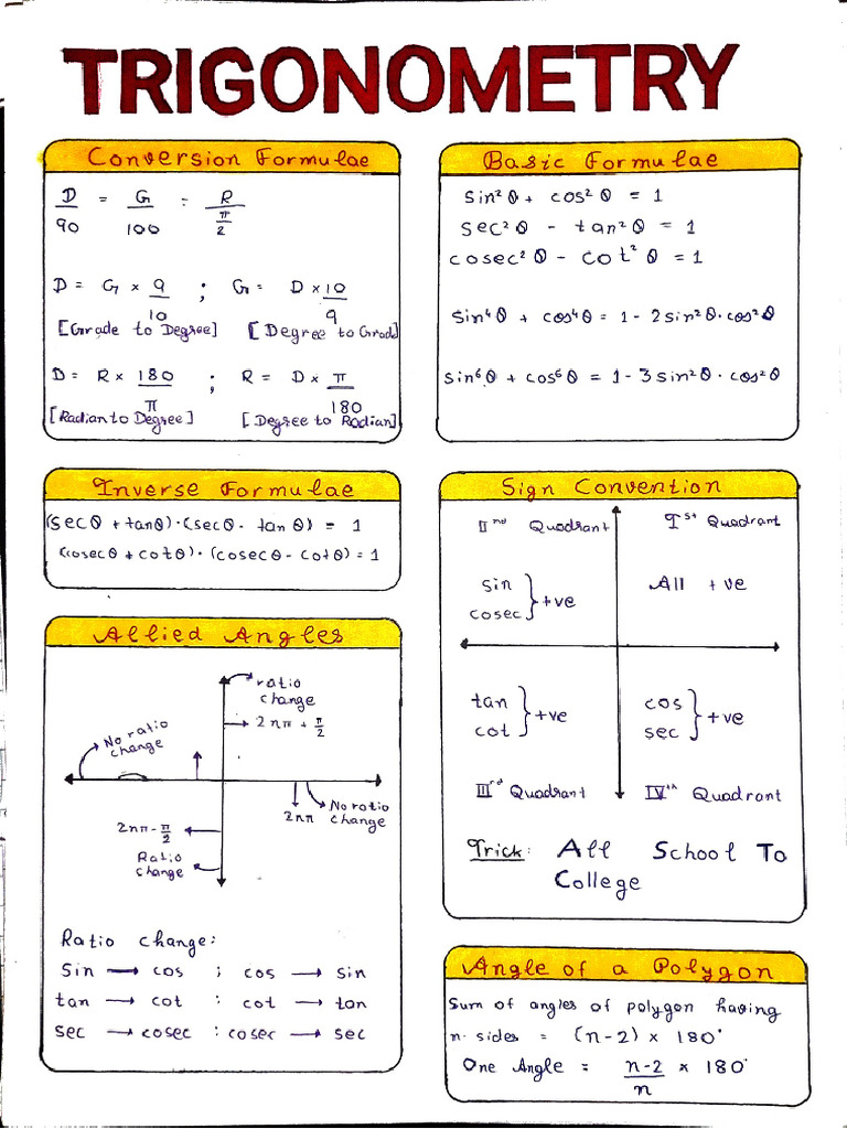 Trigonometry | PDF
