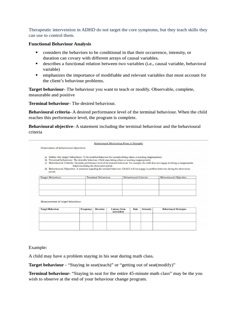 CAP Presentation ADHD | PDF