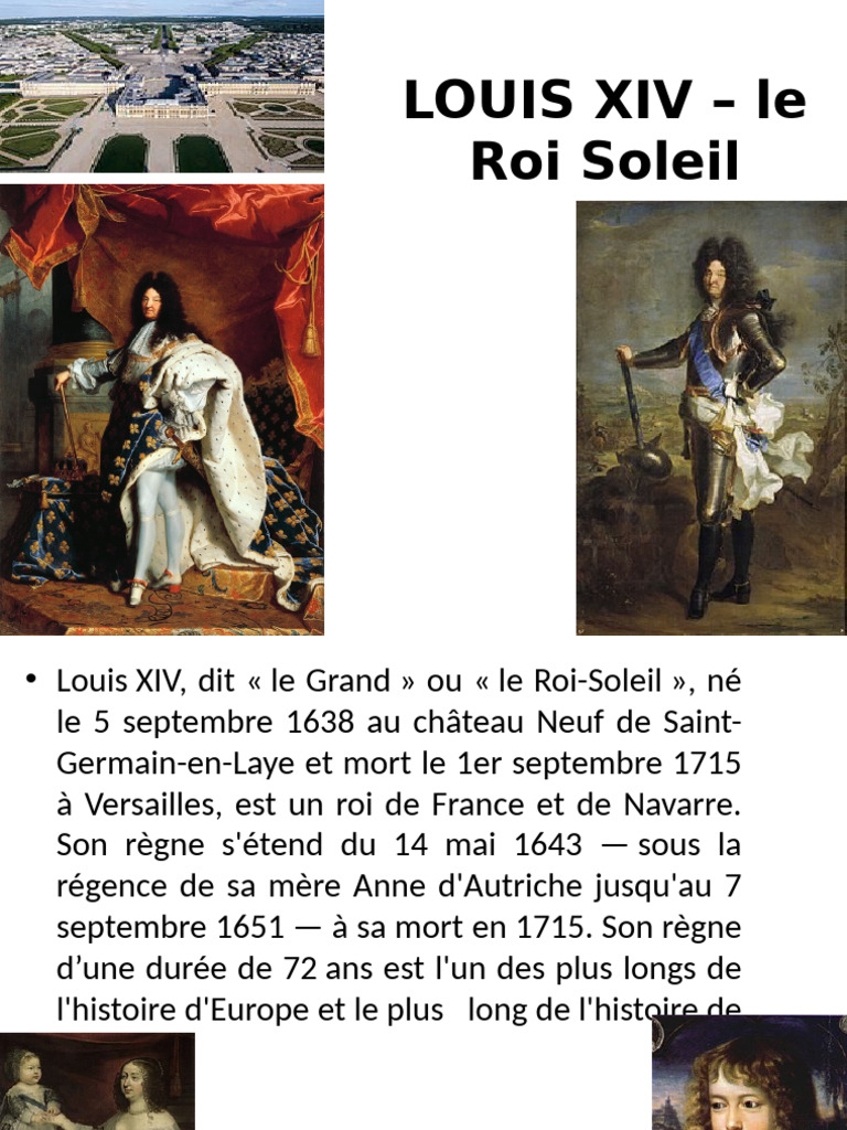 Louis Xiv - Le Roi Soleil | PDF