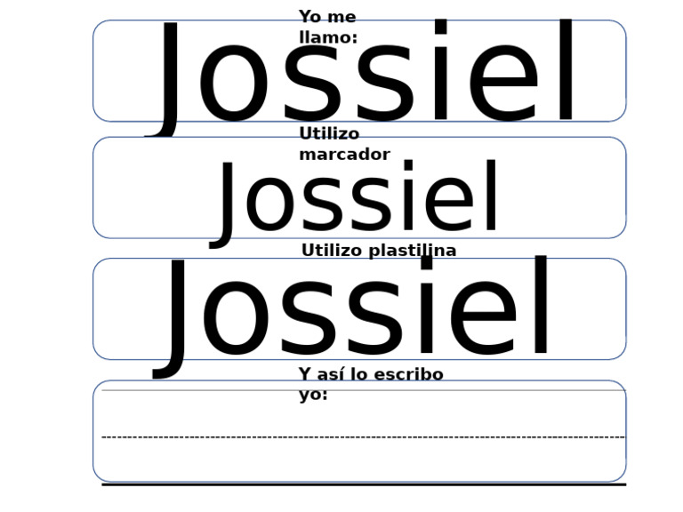 Aprendo A Trazar Mi Nombre | PDF