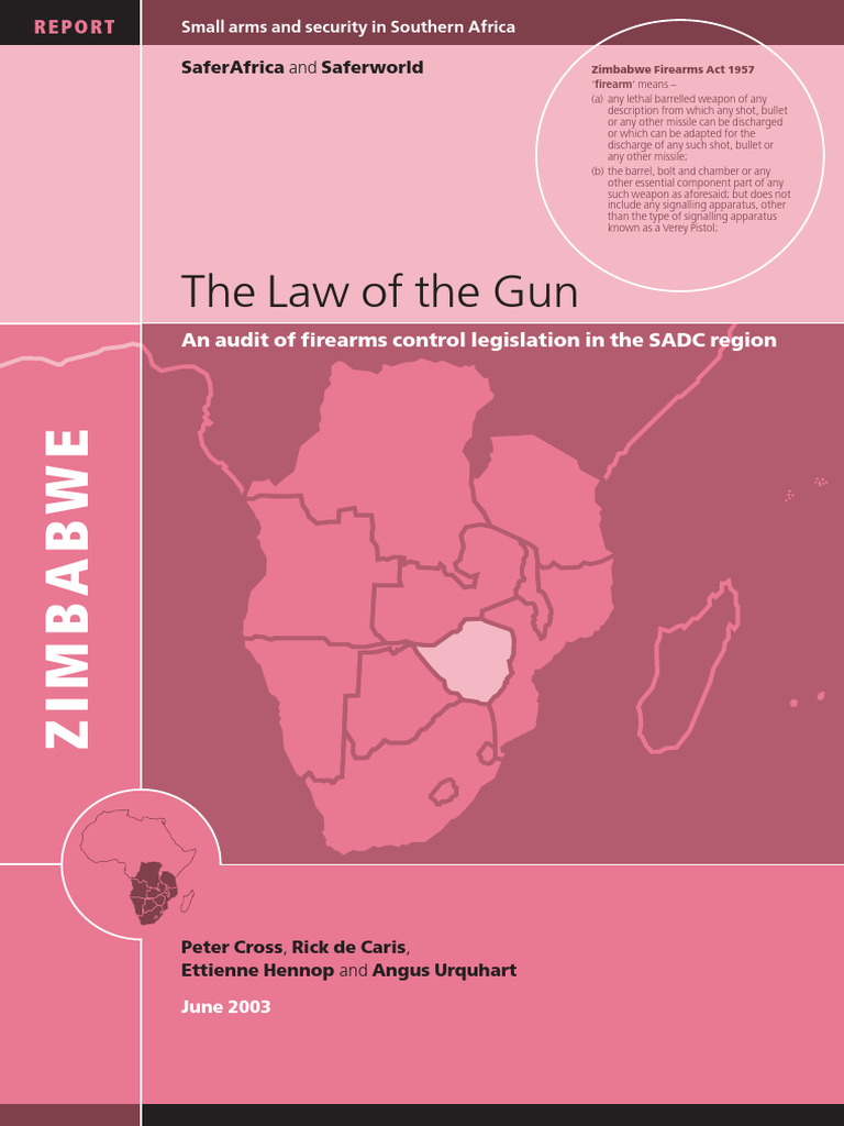 Zimbabwe | PDF | Firearms | Social Science